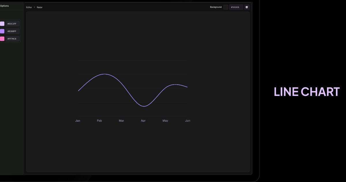 Line Chart for Notion – Widget Editor
